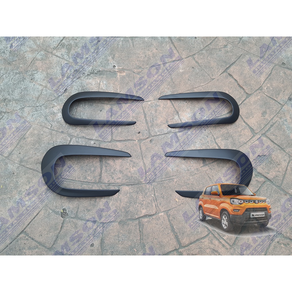 Suzuki S-presso Spresso 2020 - 2025 Front and Rear Bumper Trim Black ...
