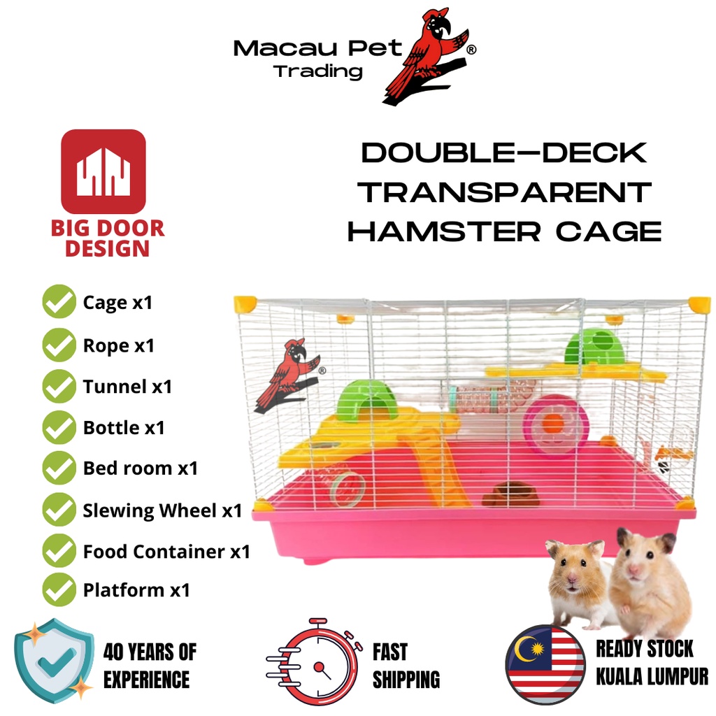 Mpt LRG hamster Cage hamster Cage and Large hamster Cage Transparent ...