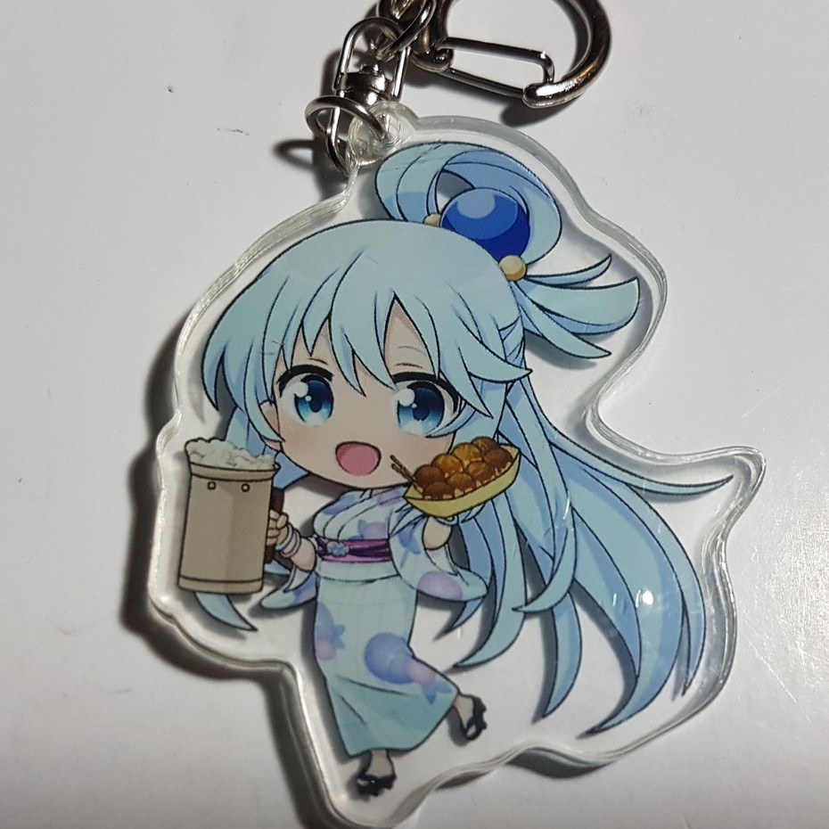 Konosuba Anime Premium Acrylic Keychain ( Megumin , Aqua , Darkness ...