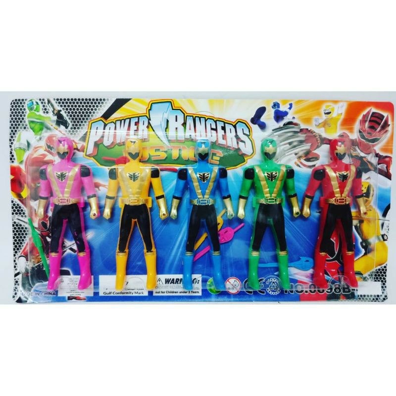 Power Rangers Robot Toys Contains 5 / Mini Figure Toys | Shopee Philippines
