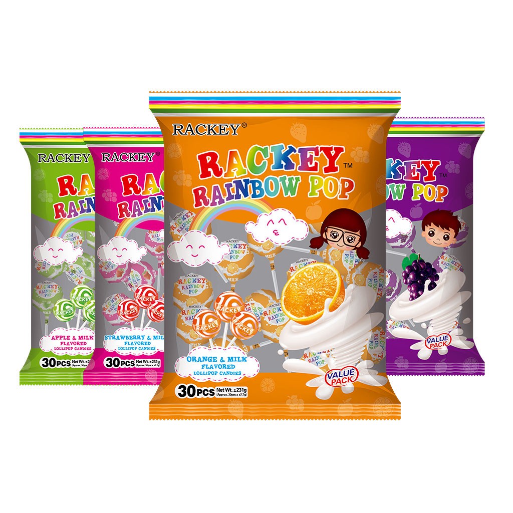 Rackey Rainbow Pop Lollipop in 30's | Shopee Philippines