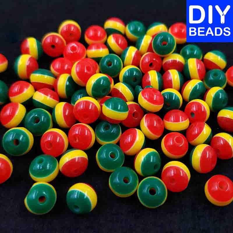 Rasta Round Beads (R.Y.G) | Shopee Philippines