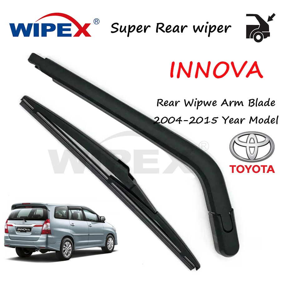 Toyota INNOVA Rear Wiper arm Blade JAPAN Quality for 2004-2015 YEAR Model INNOVA Car Back Window ...