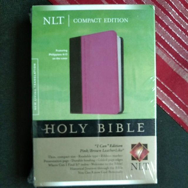 NLT Compact Edition Holy Bible, "I Can" Edition | Shopee Philippines