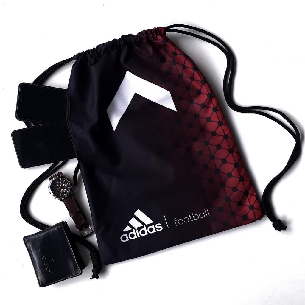 Adidas Sport Gymsack String bag Drawstring bag/Sports Soccer Futsal bag ...