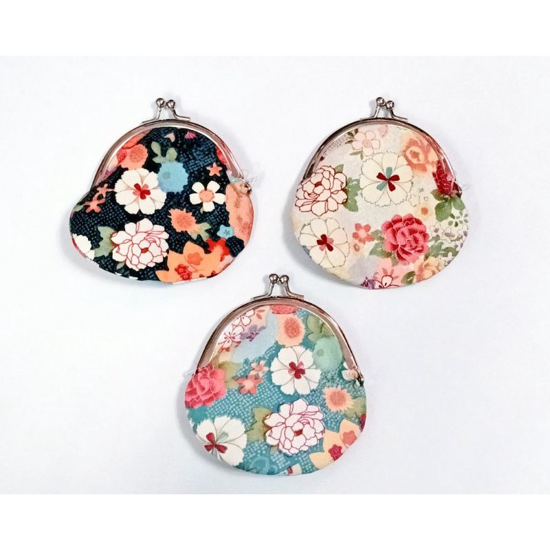 Japanese Floral Coin Purse Pouch | Shopee Philippines