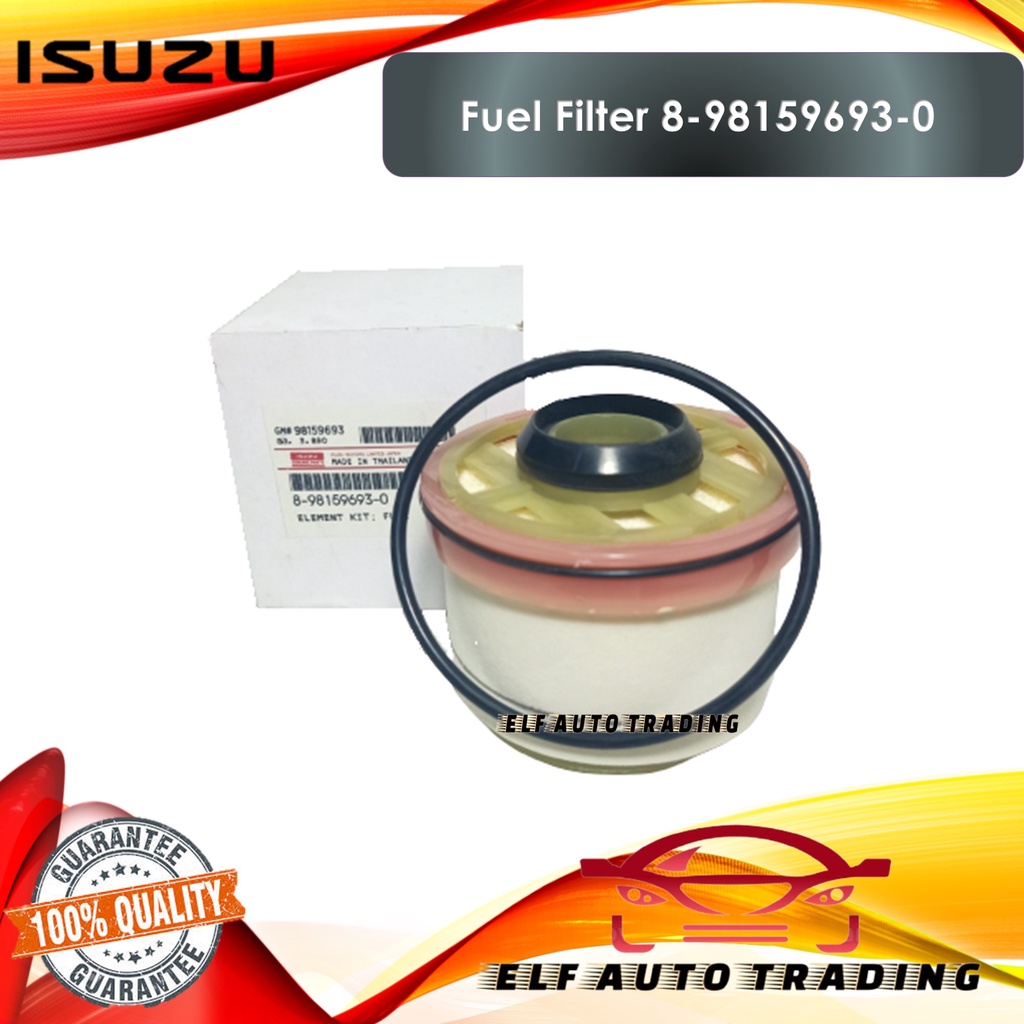 Fuel Filter (8-98159-693-0) Isuzu Dmax (2012 - 2020), Mu-X (2014 - 2020), Isuzu Traviz (2019 ...