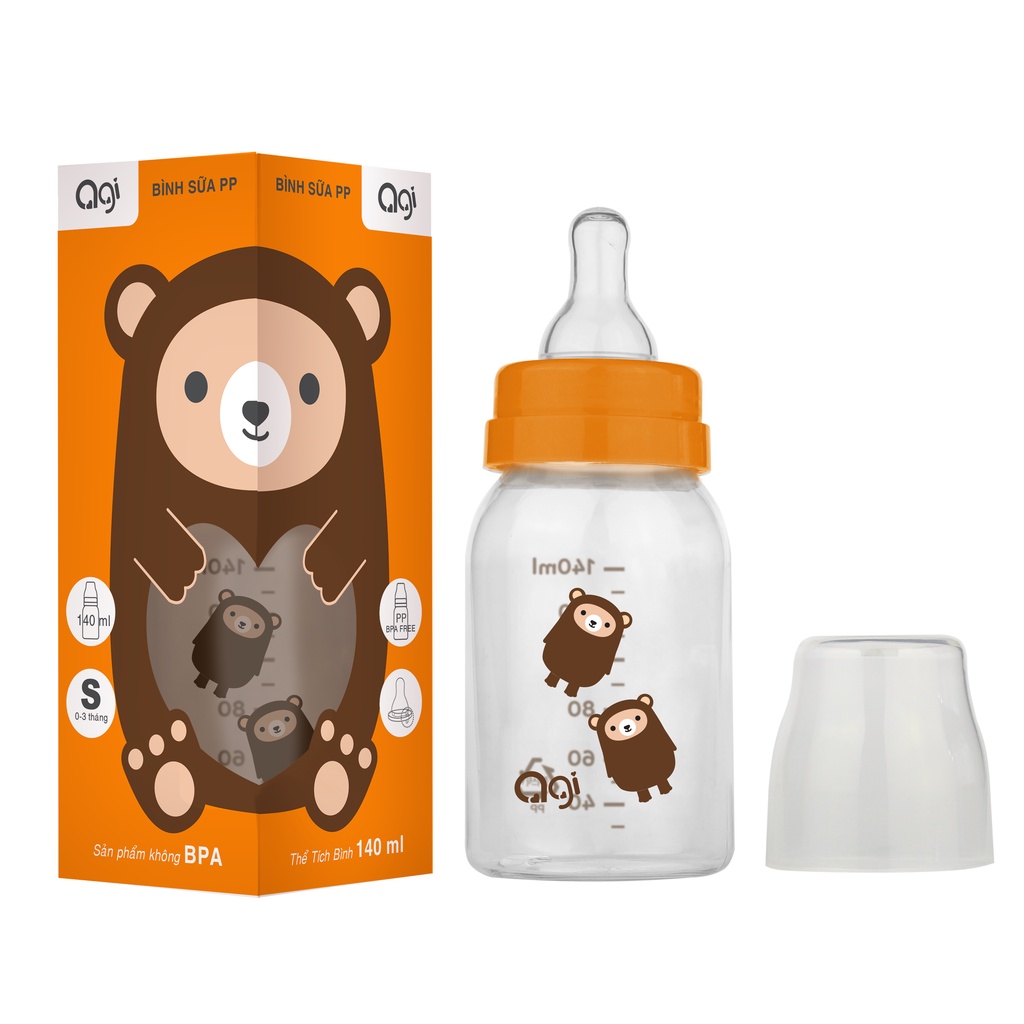 Agi PP Milk Bottle 140ml | Shopee Philippines