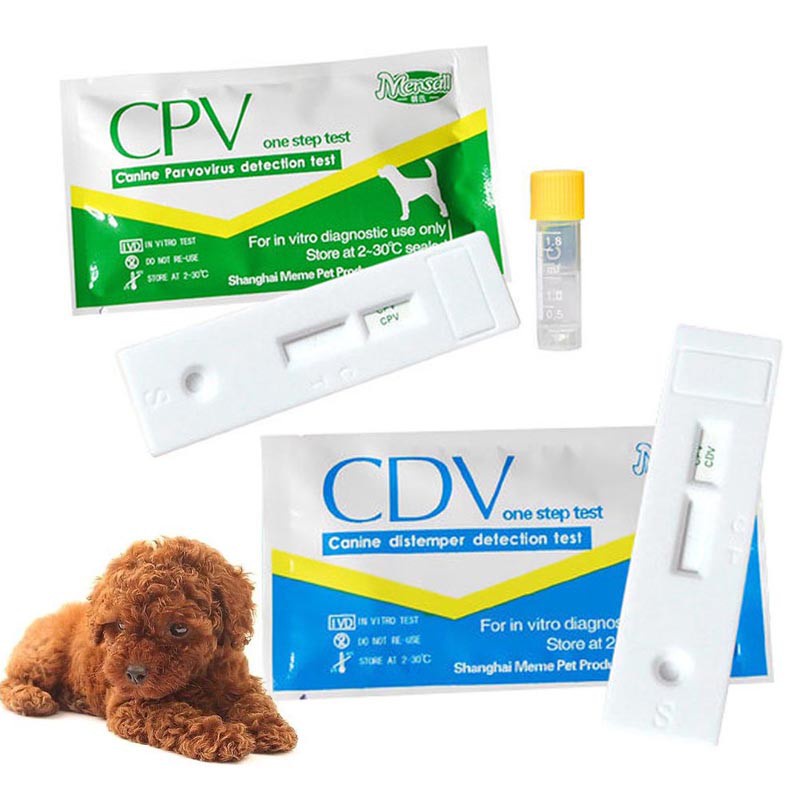 1-6pcs CDV/CPV Test Kit Pet Canine Hot Parvovirus Detection Paper (Test ...