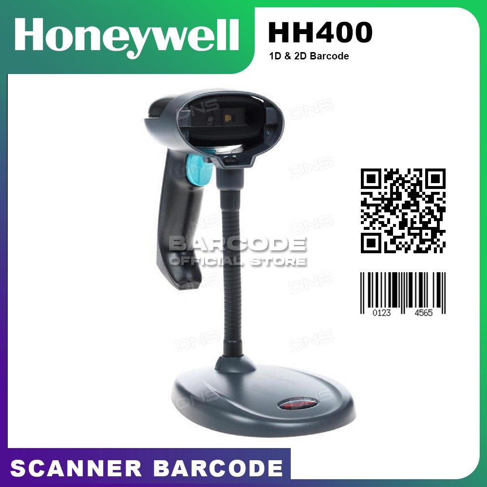 SCANNER BARCODE HONEYWELL HH400 - 1D & 2D - QR CODE E-FACTURING - USB ...