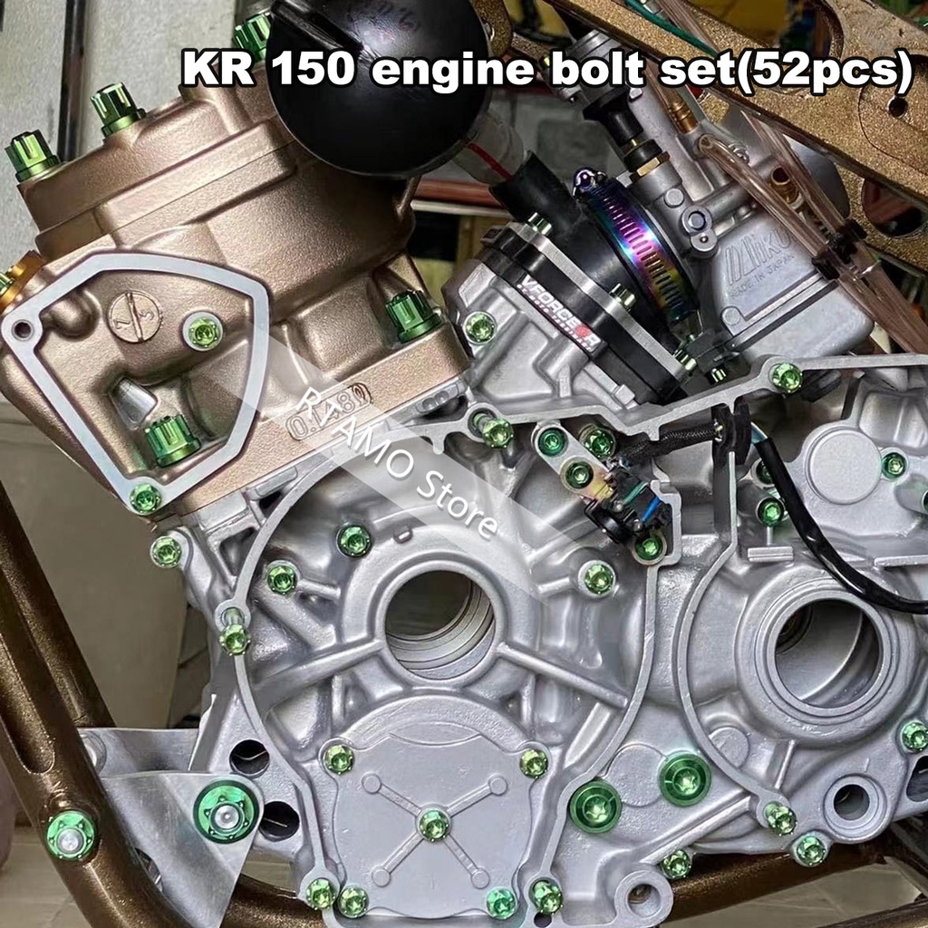 RTAMO Titanium Gr5 KR150 Ninja 150(rr150) Engine Bolt Full Set Total 52 ...
