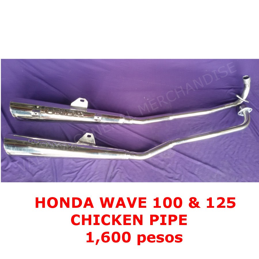 Wave 125 Stainless Chicken Pipe | Shopee Philippines