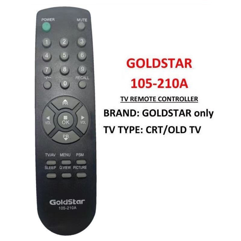 COD GOLDSTAR REMOTE CONTROLLER FOR CRT TV | Shopee Philippines