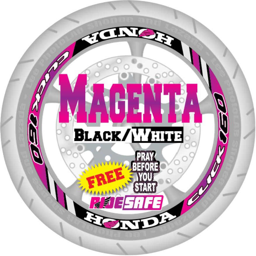 Honda Click 160 Printed Sticker for MAGs (Paired) | Shopee Philippines