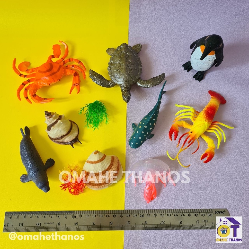 Rubber Animal Toys / Animal Figures / Miniature Animal Undersea Toys ...