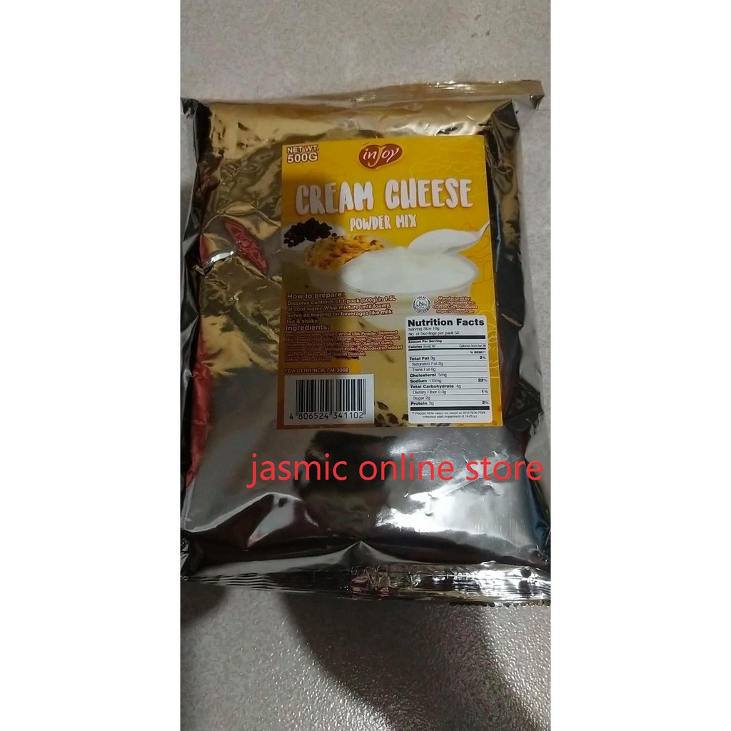 Injoy cream cheese powder mix @ 500 gms pack | Shopee Philippines