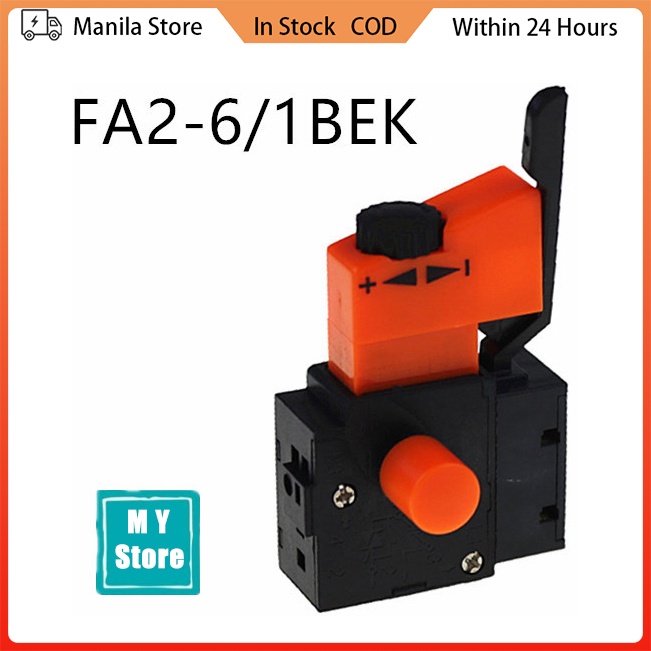 FA2/61BEK AC 220V/6A Adjustable Speed Switch Electric Hand Drill Speed ...