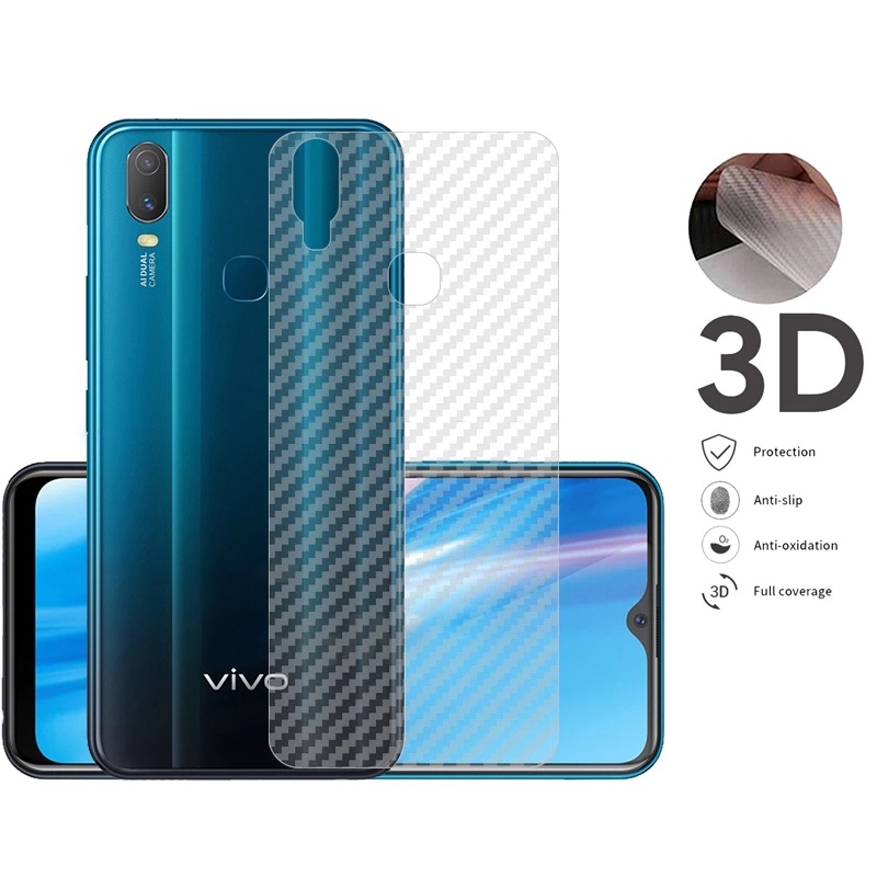 【1/3/5 Piece】 Carbon Fiber Sticker Back Film For VIVO V40 V30 V30E V29 ...