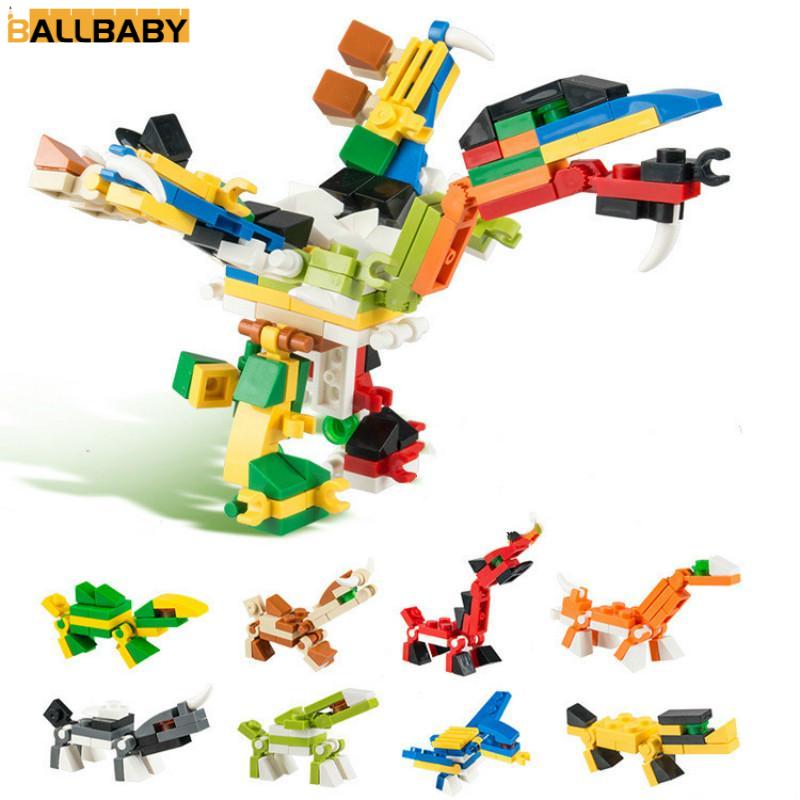8 IN 1 Mini Assembled Building Blocks DIY Cartoon Toys Compatible With ...