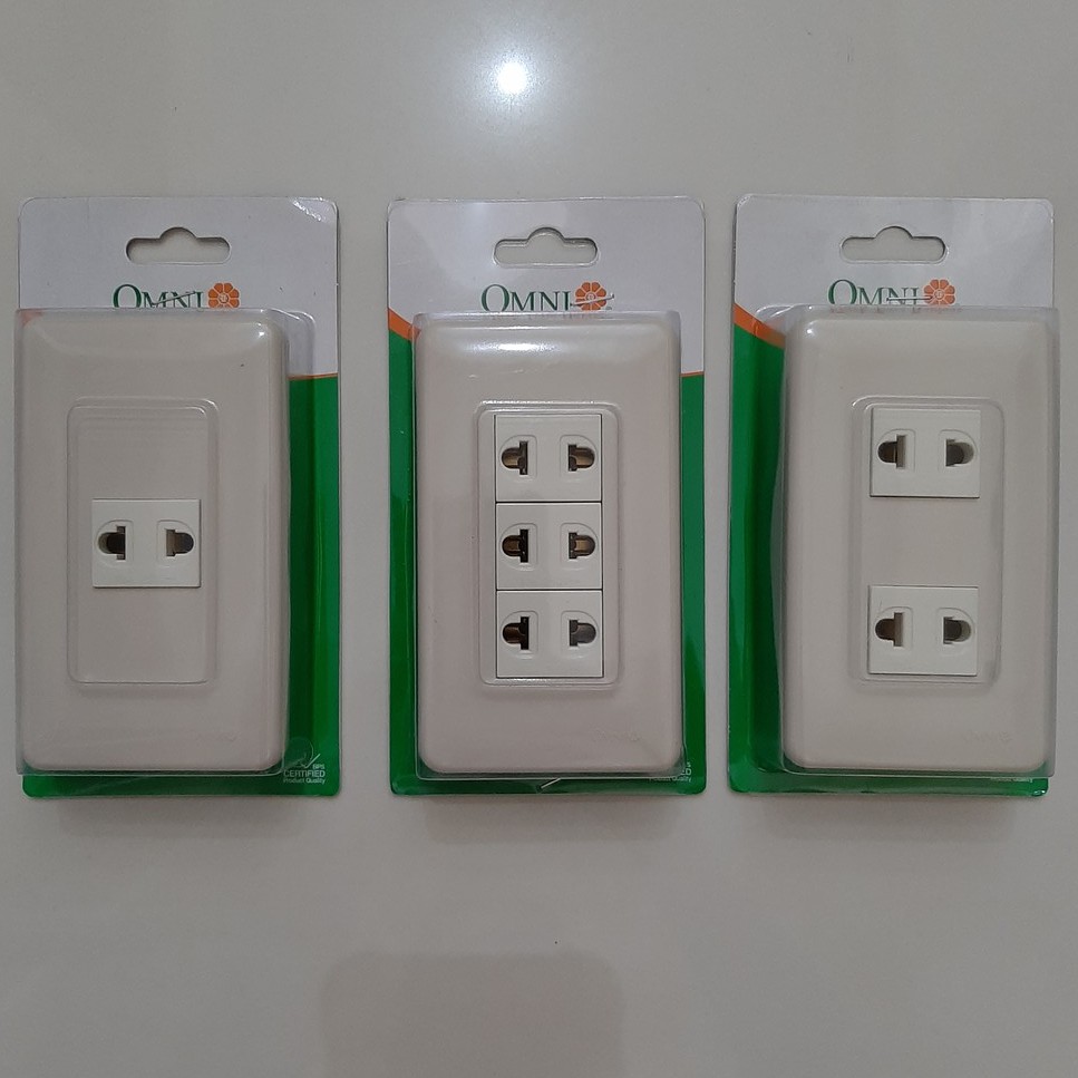 OMNI Wide Series Universal Outlet in Plate | Shopee Philippines