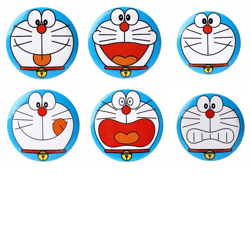 ORIGINAL Doraemon 6 in 1 Badge set (FAST SHIPPING) | Shopee Philippines