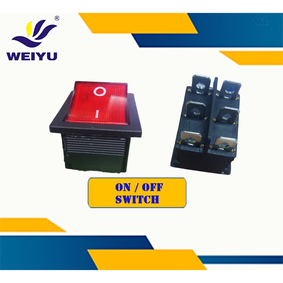 3pin/4pin/6pin On/Off LED Red Light Switch All Purpose 5pcs | Shopee ...