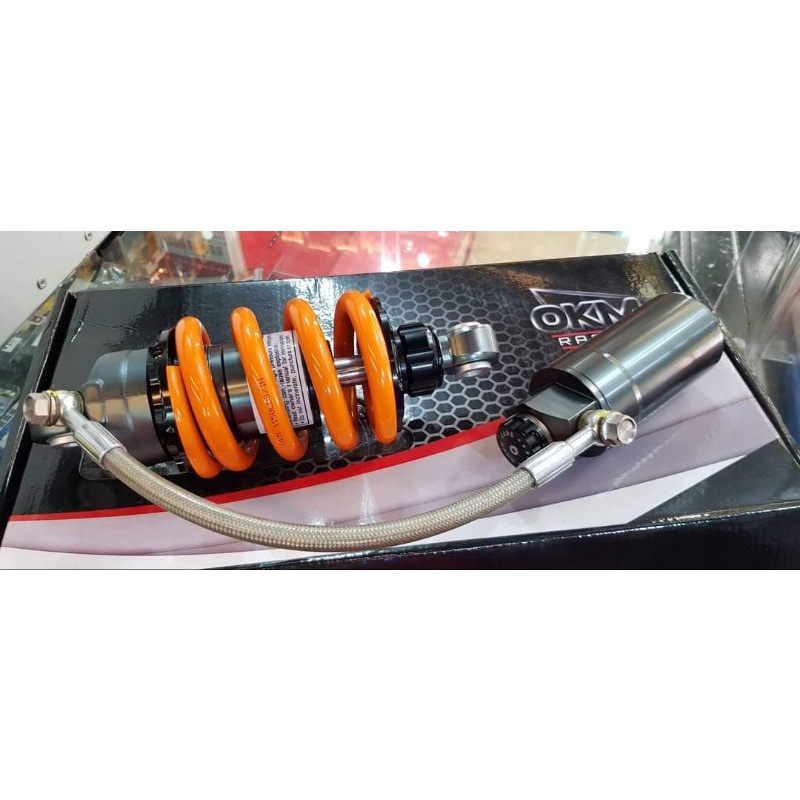 OKM MONOSHOCK WITH CANISTER 205 MM (ASJUSTABLE REBOUND) FOR SNIPER 150 ...