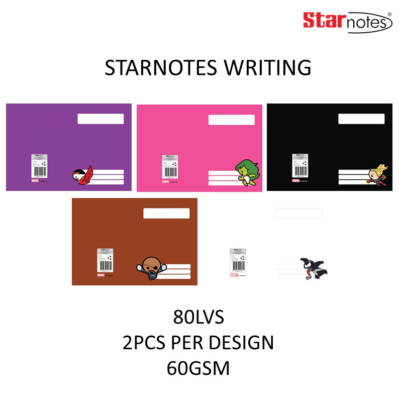 Starnotes Character Writing Notebooks (Color Coded) | Shopee Philippines