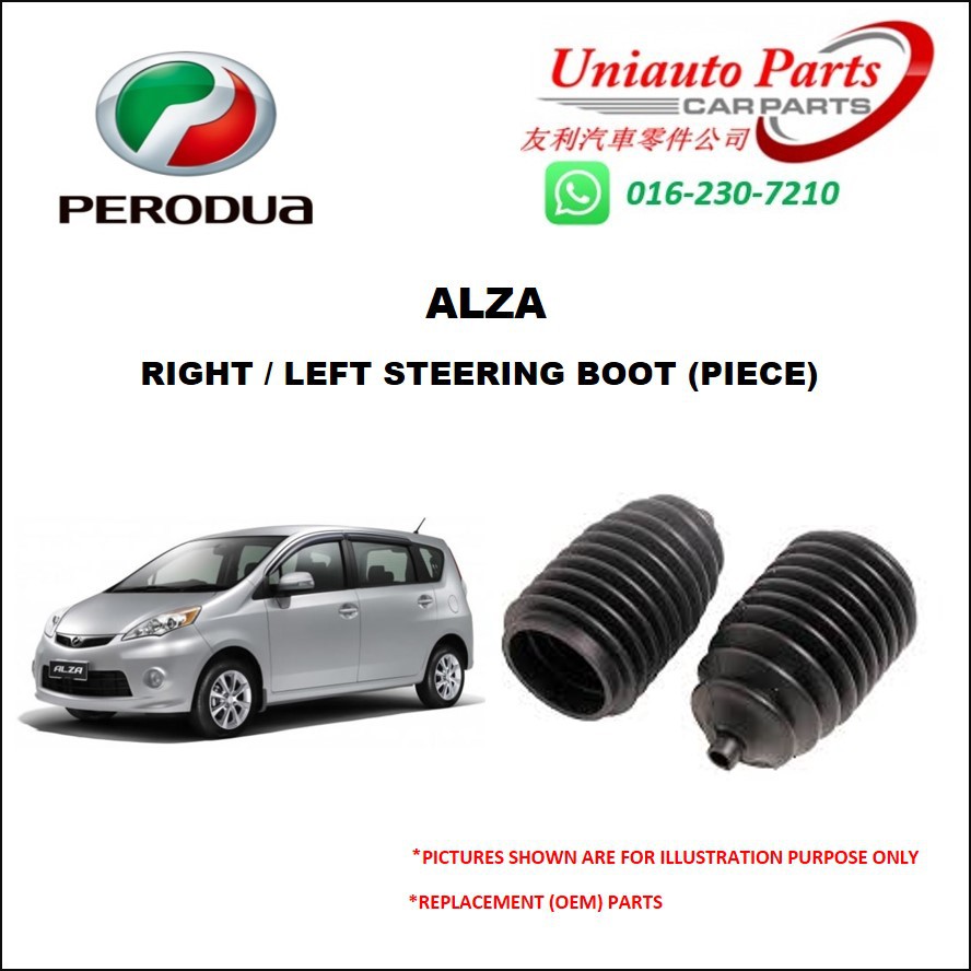 PERODUA ALZA RIGHT / LEFT STEERING BOOT (PIECE) | Shopee Philippines