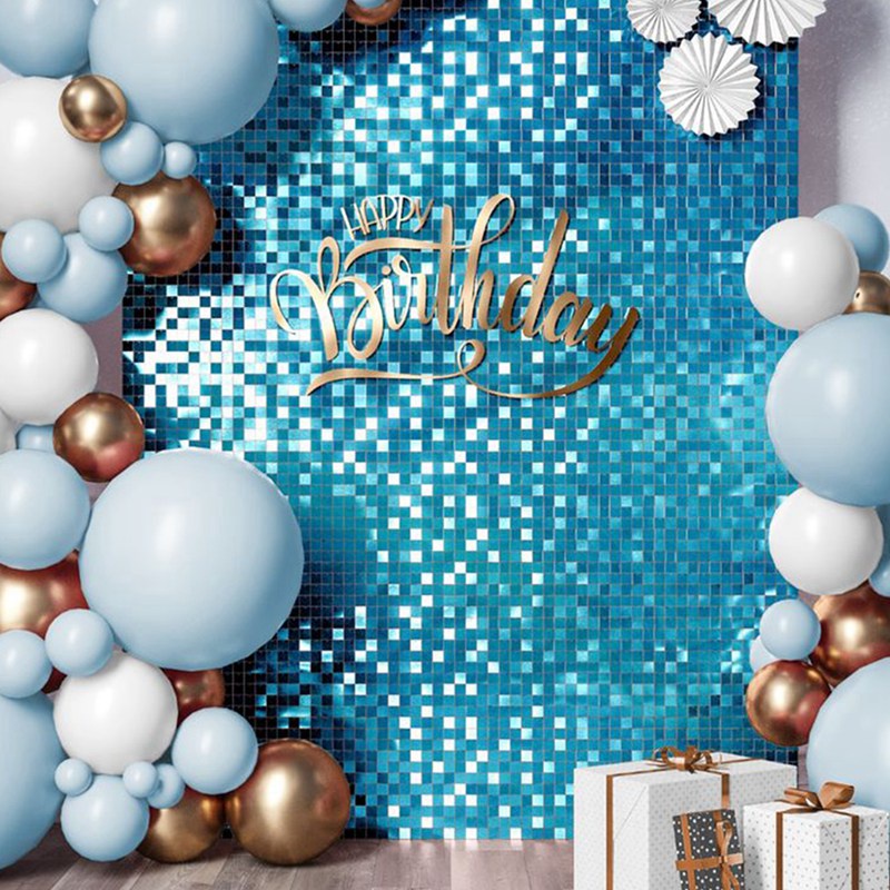 2meters Foil Curtain Backdrops Birthday Party Decorations Sequin Wall