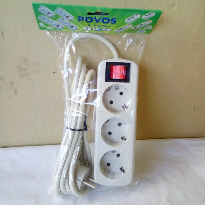 DEXICON 3 hole cable electrical socket (READY TO USE) oloran cable ...
