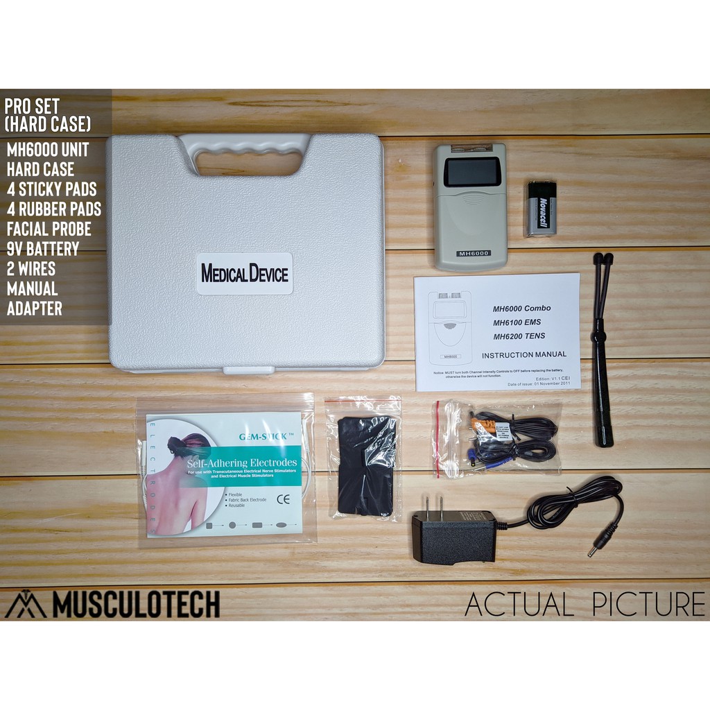 MH6000 TENS EMS FES Device for Physical Therapy Pain Relief with ...