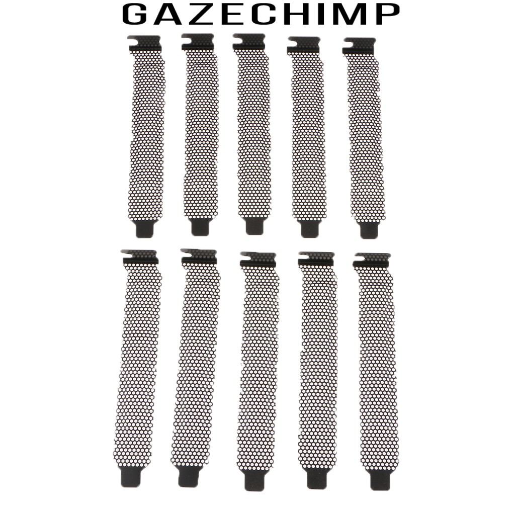 10Piece PCI Expansion Slot Back Plate Cover Dust Steel Blank | Shopee ...