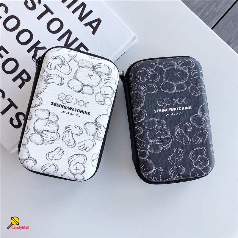 Kaws Storage box portable organizer bag for powerbank keychain mini ...