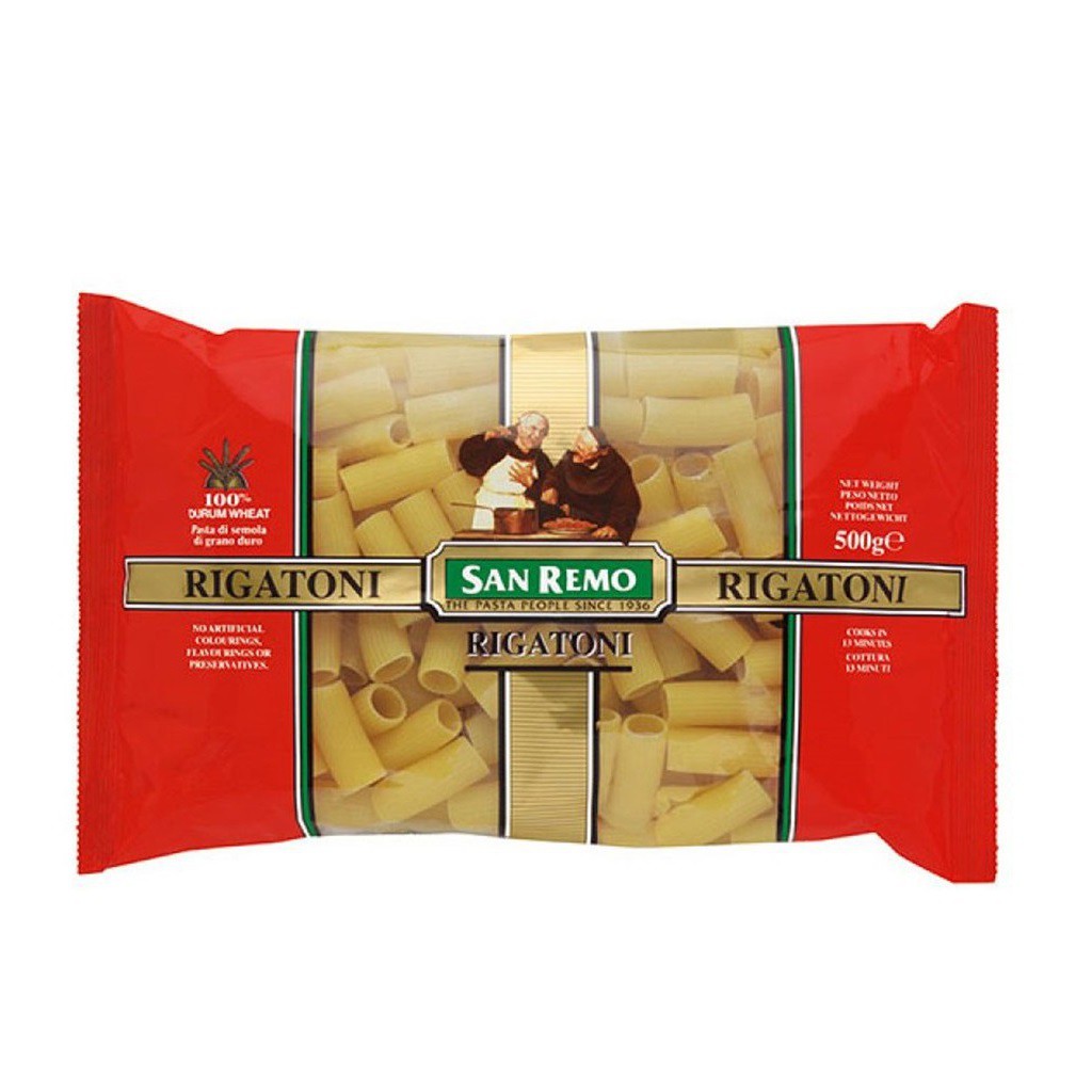 San Remo Rigatoni 500Grams | Shopee Philippines