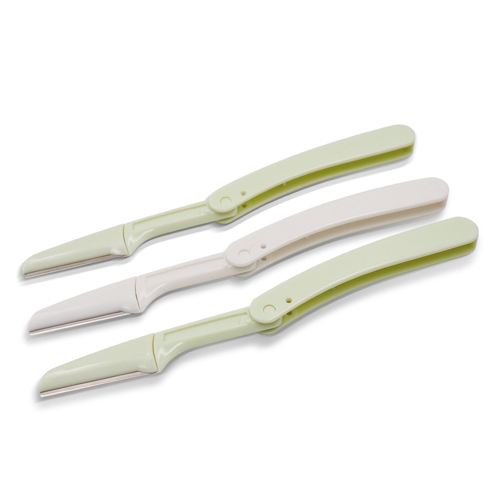 GLAKDING 3PCS PROTABLE COSMETIC EYEBROW RAZOR / SHAVER BLADE | Shopee ...