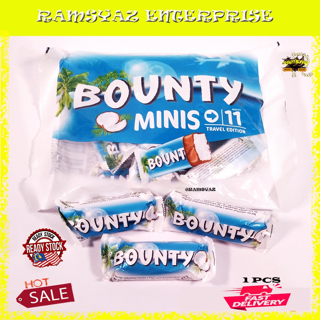 Chocolate BOUNTY Minis 1 Piece Coklat | Shopee Philippines