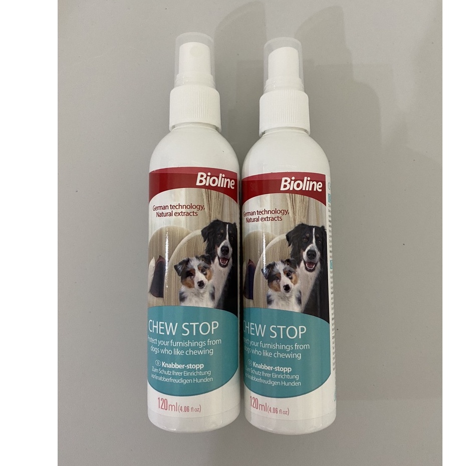 Bioline Chew Stop Dog Spray Natural Extracts 120 ml | Shopee Philippines