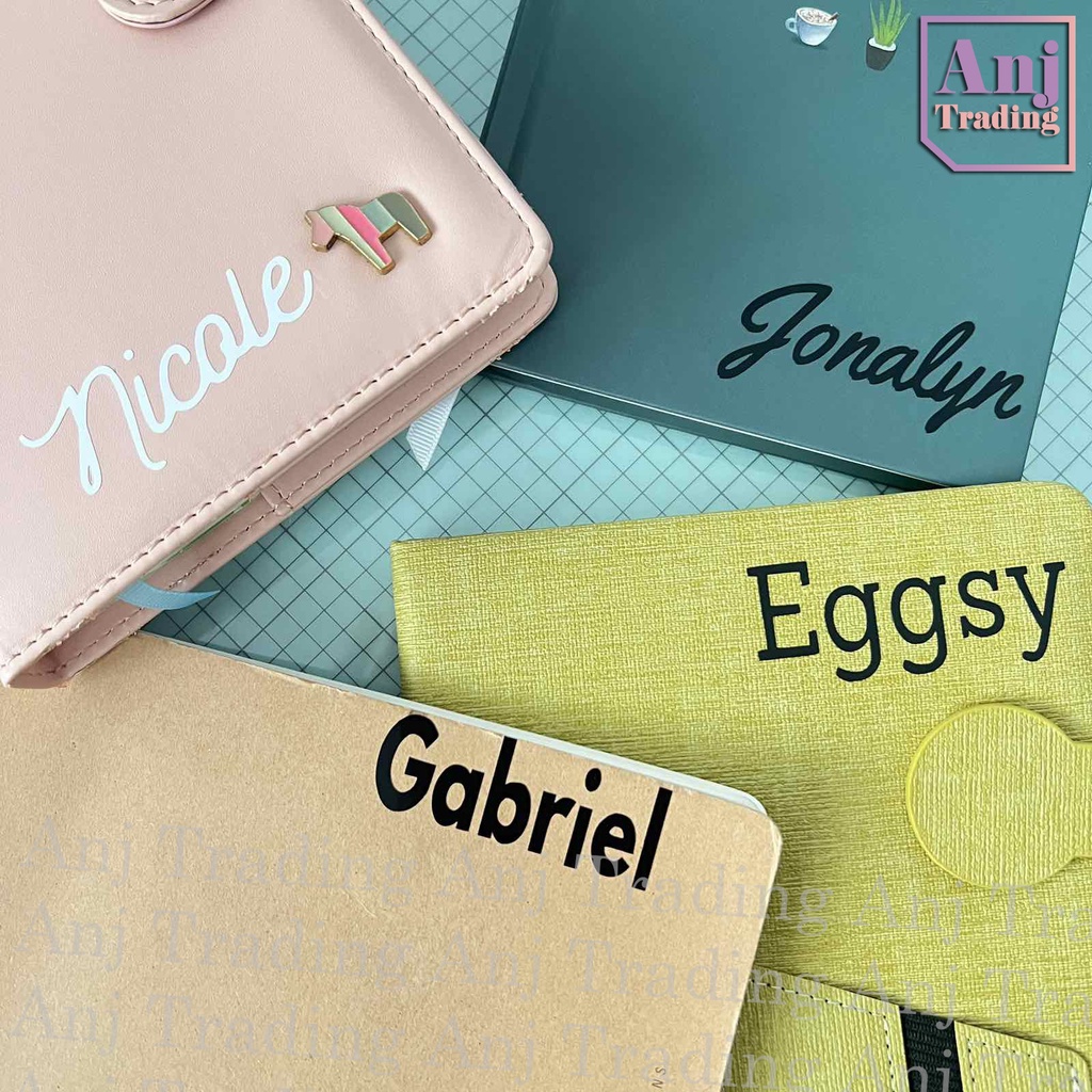 Custom Name Sticker Vinyl Decal Personalized for Gifts and Giveaways ...