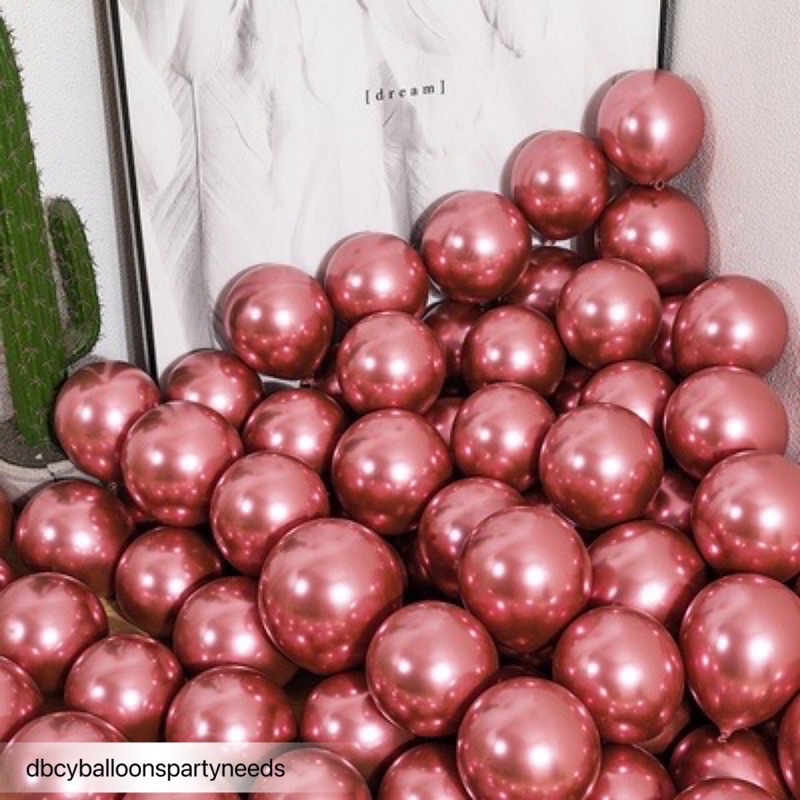 5inch 10/20/50pcs chrome metallic latex balloon chromium balloon ...