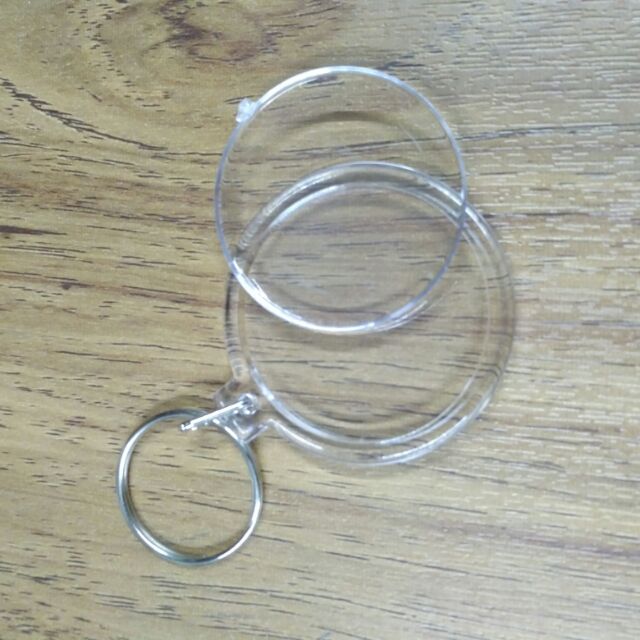 Acrylic Circle Keychain Photo Insert (50pcs) | Shopee Philippines
