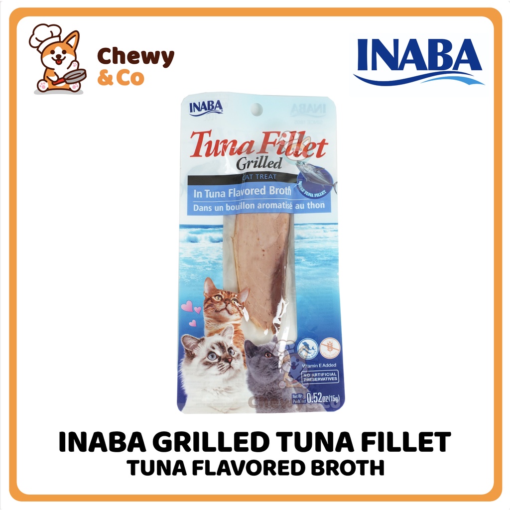 Ciao Inaba Pouched Grilled Fillet for Cats 15g/25g (Chicken Fillet, Tuna Fillet) | Shopee ...