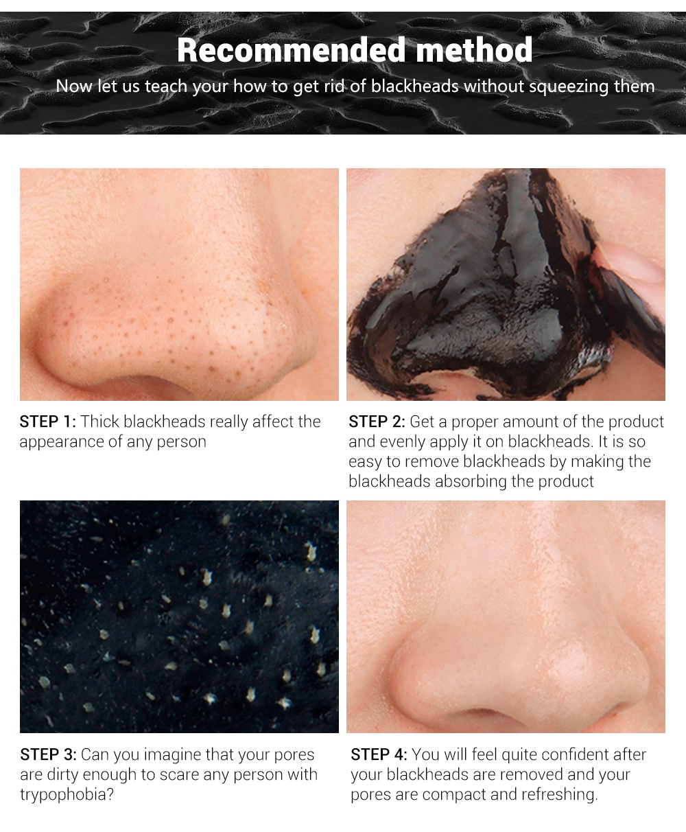 Lanbena Blackhead Remover Mask Cream Peeling Off Acne Control Natural ...