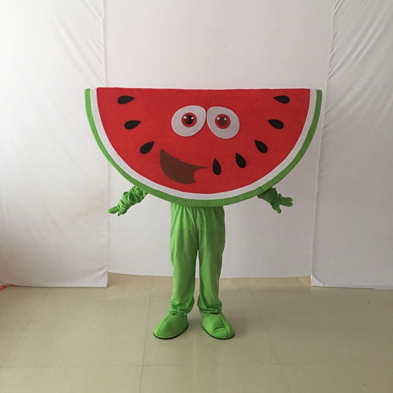 Adult Fruit Vegetable Watermelon Mascot Costume Fancy Dress Mascots ...