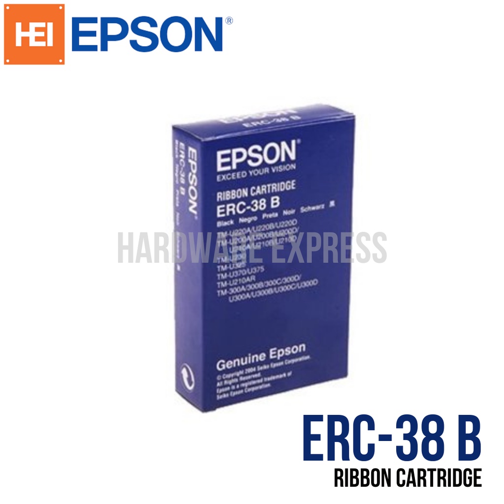 Epson POS Ribbon Cartridge ERC-38 B / ERC-38 B/R (Sold Per Piece ...