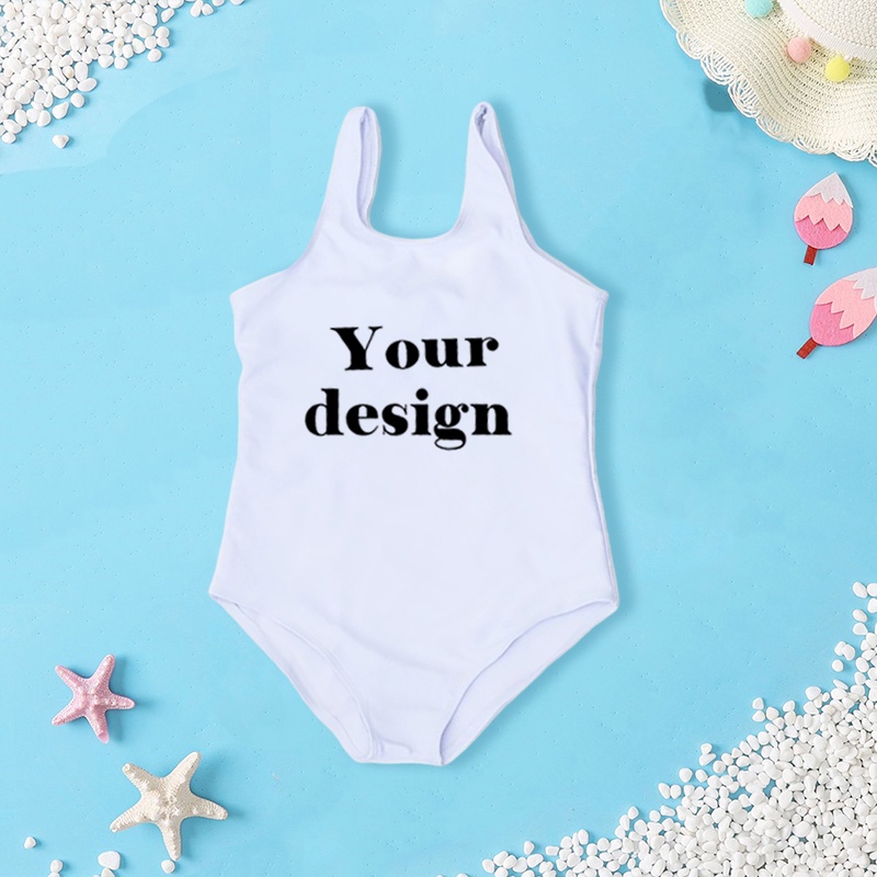 Personalized Swimsuit for Baby Girl Custom Name Picture or Text Onesies ...