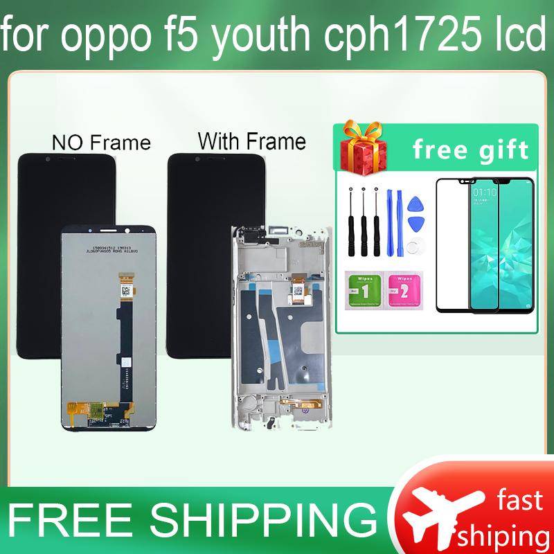 For OPPO F5 CPH1723 CPH1727LCD Display Screen With Frame Display Touch ...