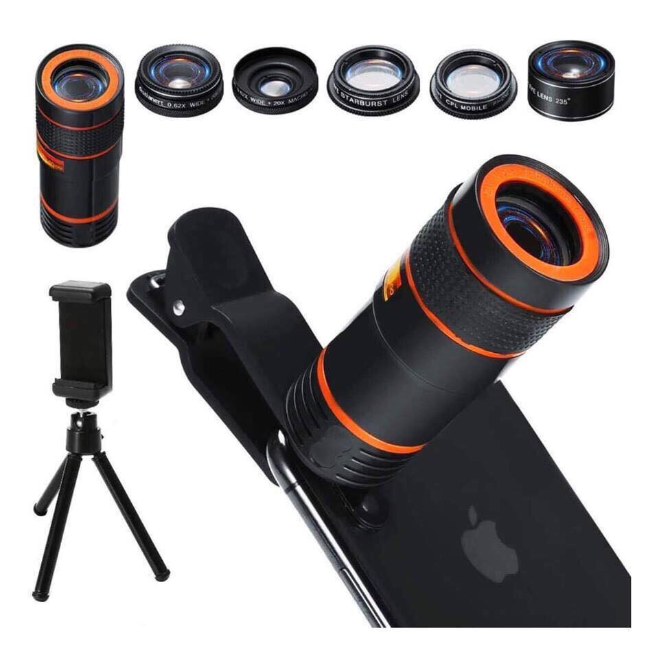 Mobile phone camera lens set, popular 6 in 1 (Imported from Germany ...