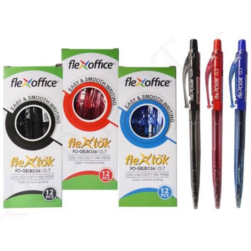 Flextok Ballpen 0.7 (smooth writing) | Shopee Philippines