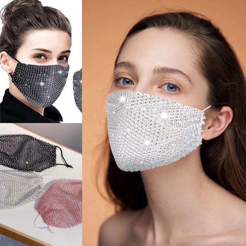 Masquerade Party See-Through Mask Sparkling Mass | Shopee Philippines
